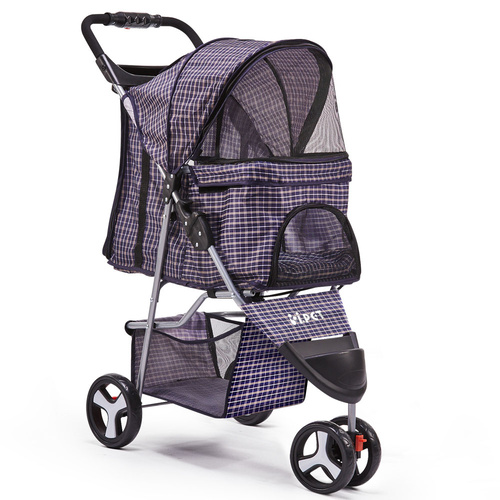 3 Wheel Pet Stroller - Blue
